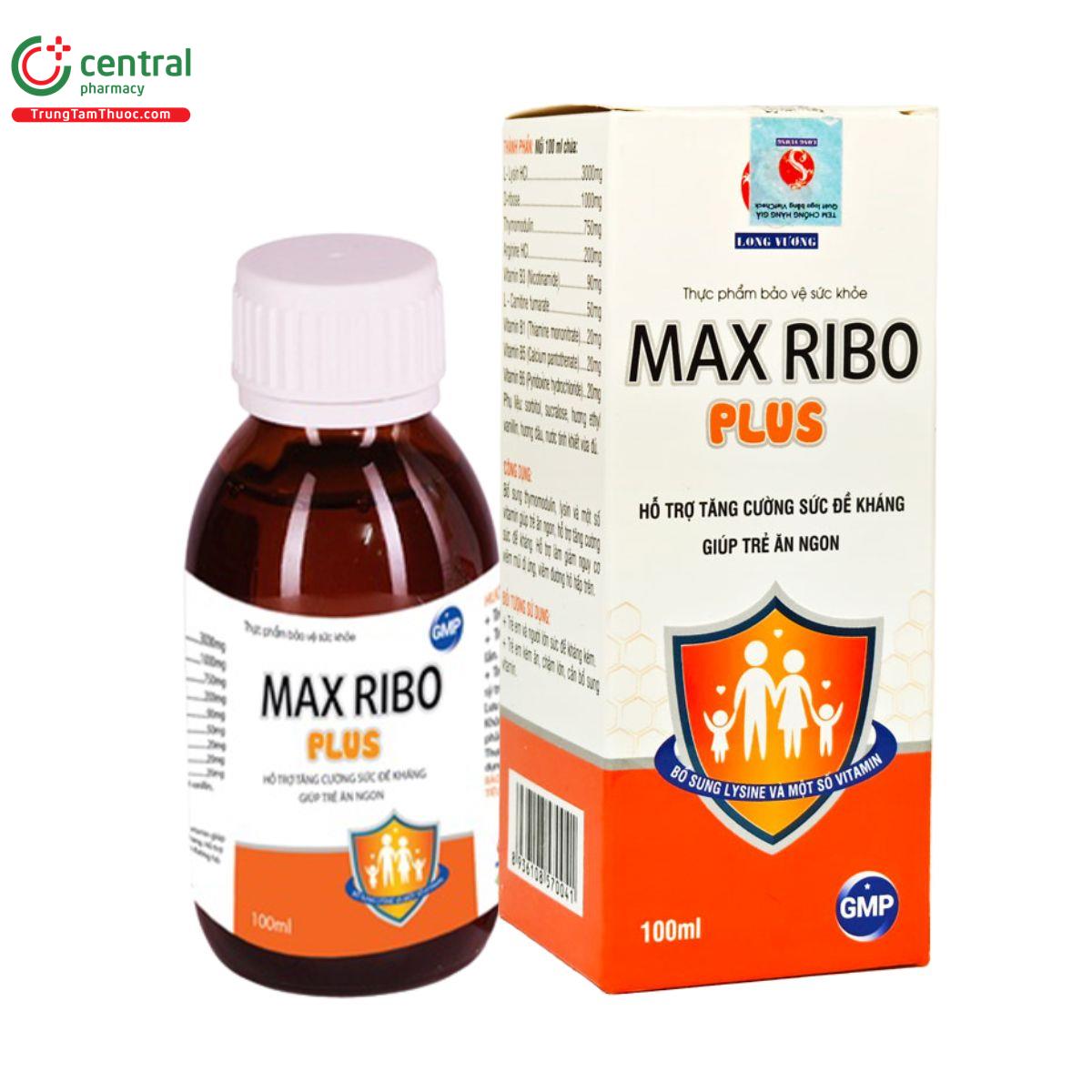 Thuốc Max Ribo Plus kích thích ăn ngon miệng, tăng cường sức đề kháng