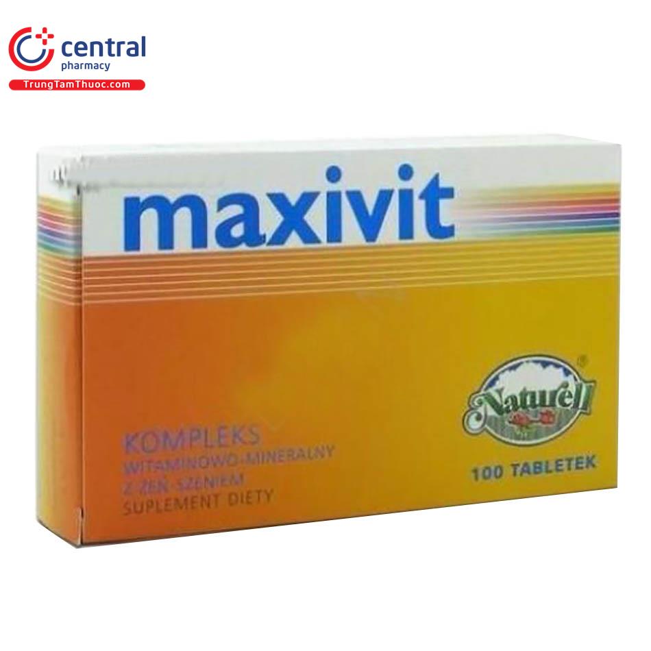 Thuốc Maxivit Naturell - Bổ sung dinh dưỡng, tăng cường miễn dịch