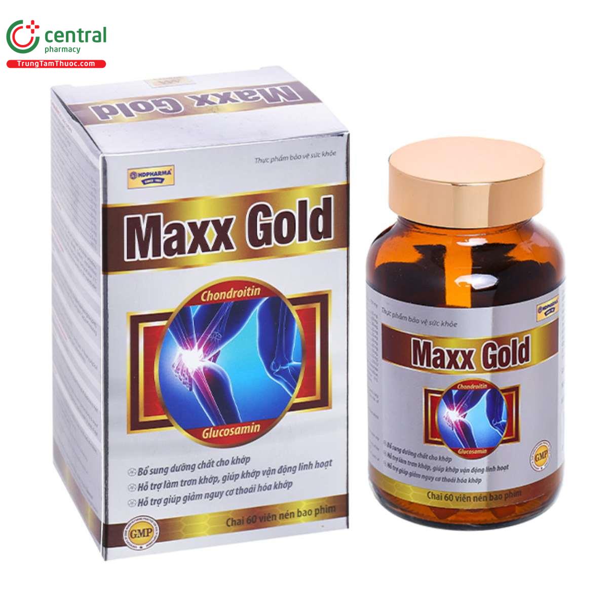 Thuốc Maxx Gold giảm đau mỏi khớp, bổ sung dưỡng chất cho khớp