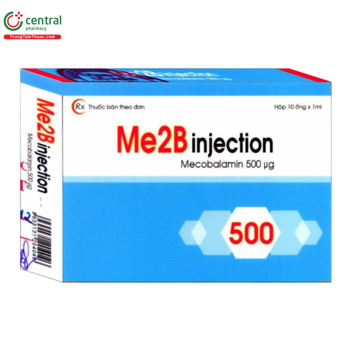 Thuốc Me2B Injection 500mcg/ml điều trị bệnh lý thần kinh ngoại biên