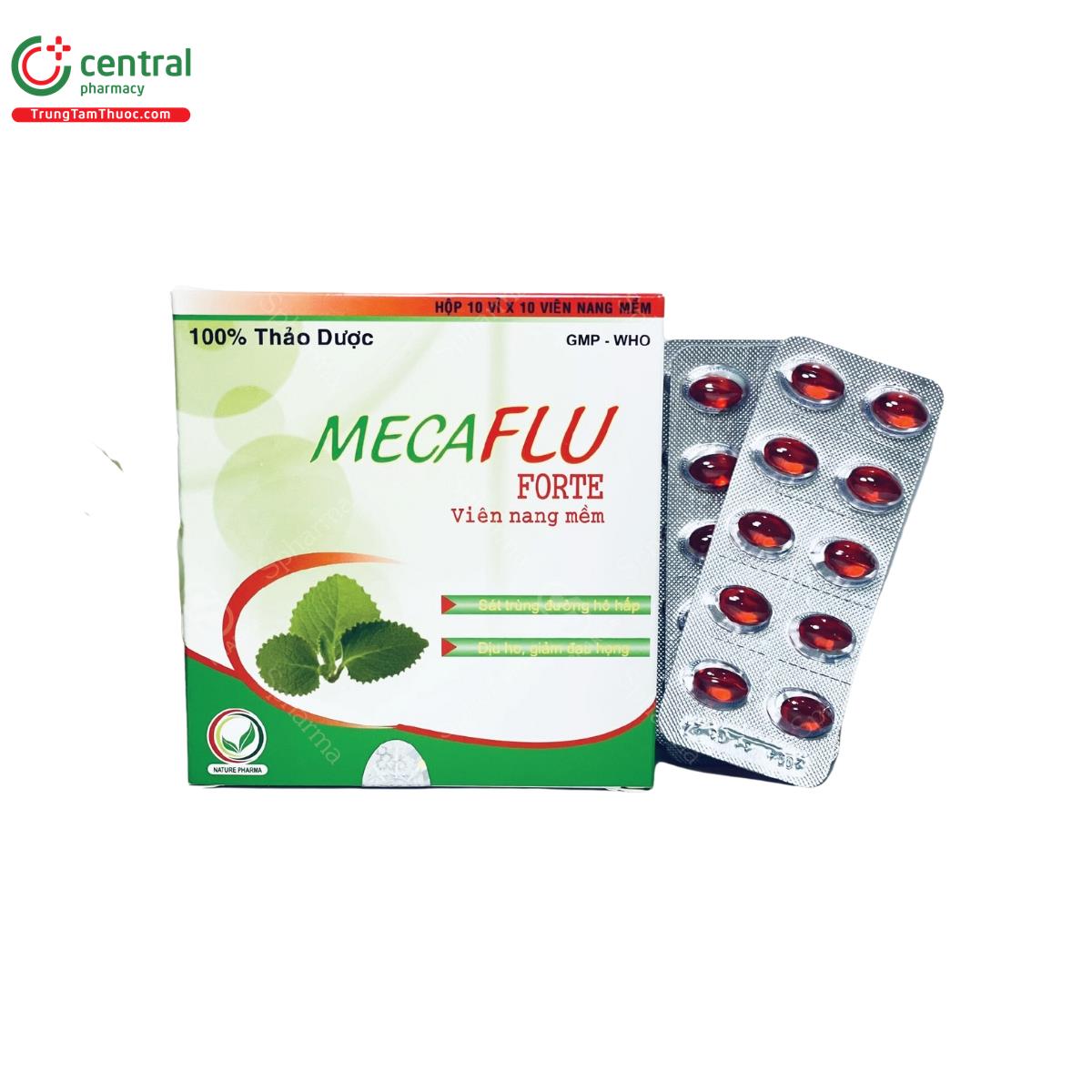 Thuốc Mecaflu Forte giải pháp làm loãng niêm dịch, dịu ho nhanh chóng