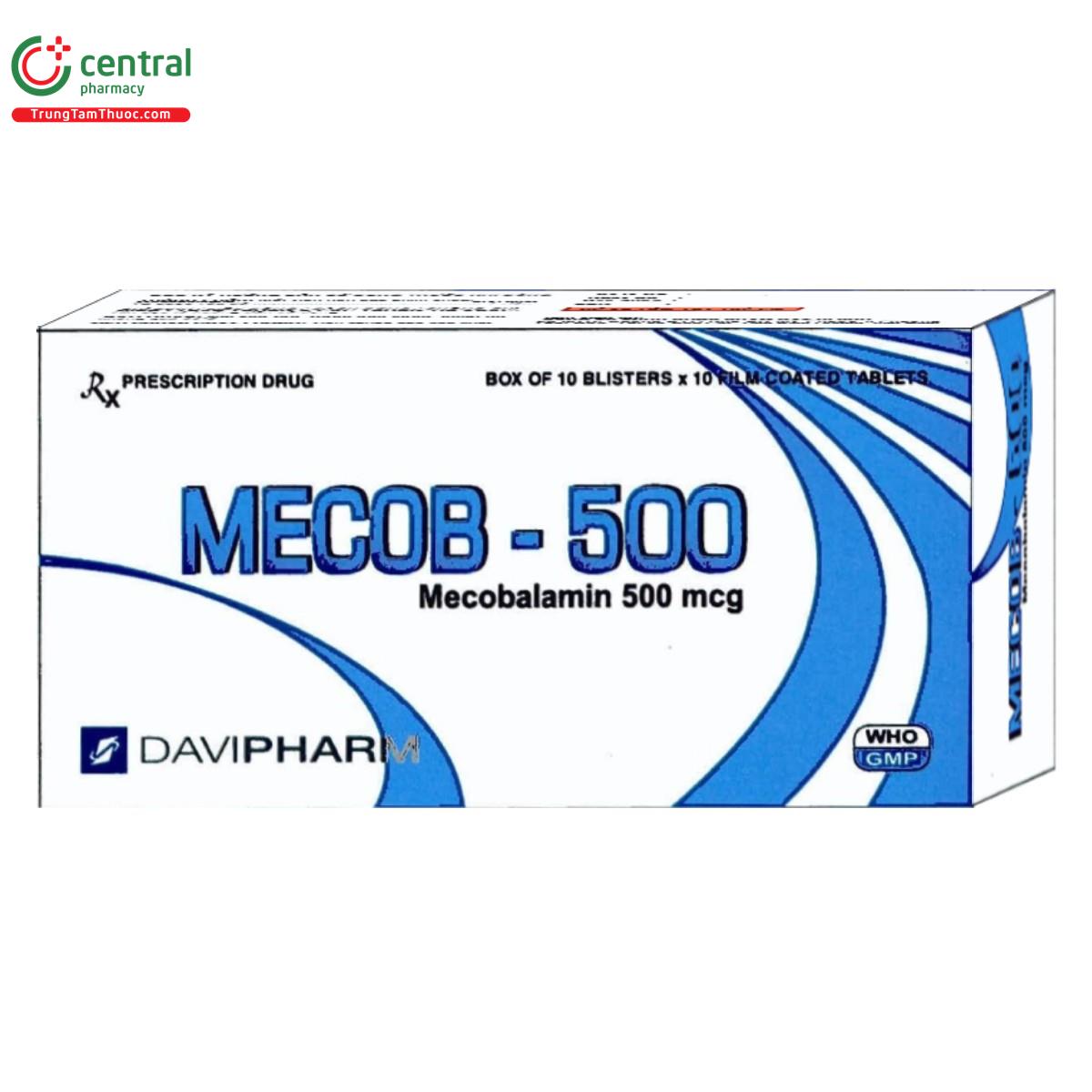 Thuốc Mecob-500 Davipharm - Điều trị các bệnh lý thần kinh ngoại biên