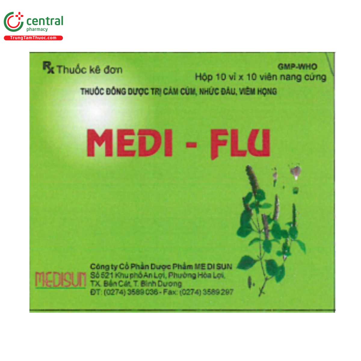 Thuốc Medi-Flu điều trị triệu chứng cảm cúm, sổ mũi giá bao nhiêu?