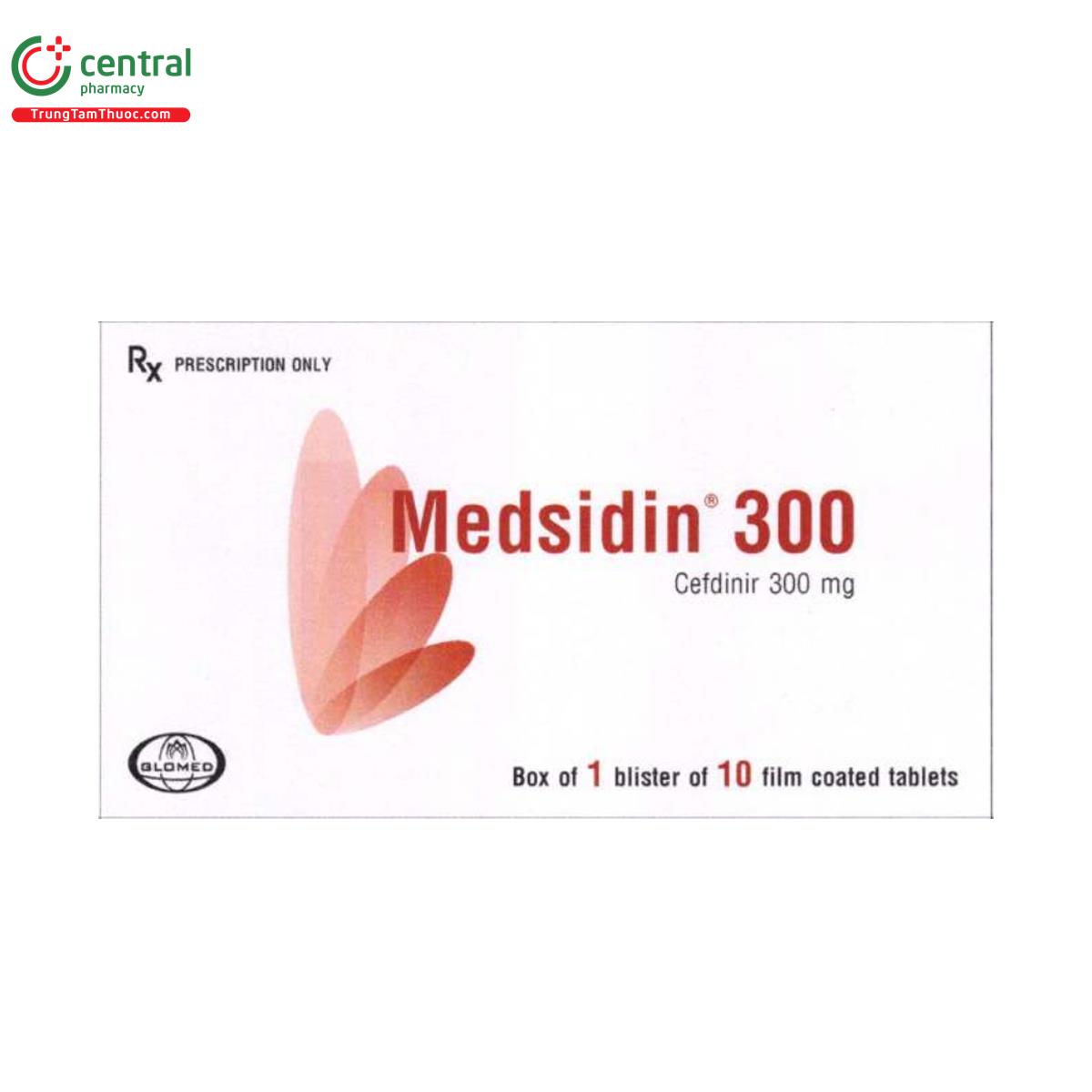 Thuốc Medsidin 300mg - Điều trị tình trạng nhiễm trùng thể nhẹ và vừa