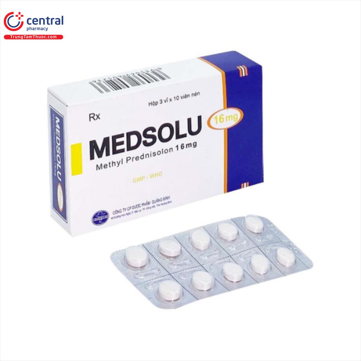Thuốc Medsolu 16mg - Giải pháp chống viêm hiệu quả