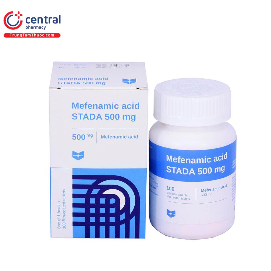 [CHÍNH HÃNG] Thuốc Mefenamic Acid Stada 500mg: giảm đau, kháng viêm