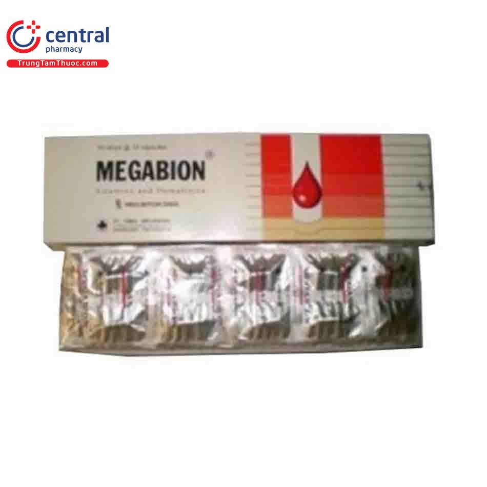 Megabion - Thuốc có tác dụng bổ sung vitamin và khoáng chất