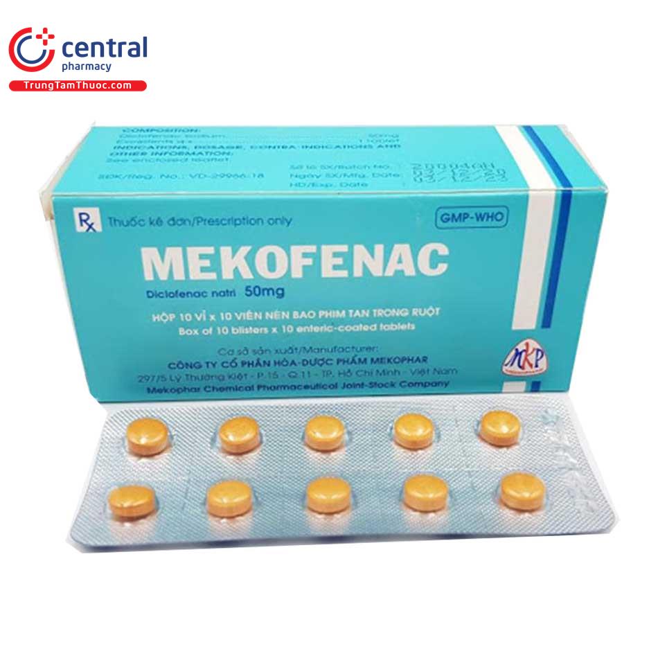 [CHÍNH HÃNG] Thuốc Mekofenac trị viêm xương khớp, đau cột sống