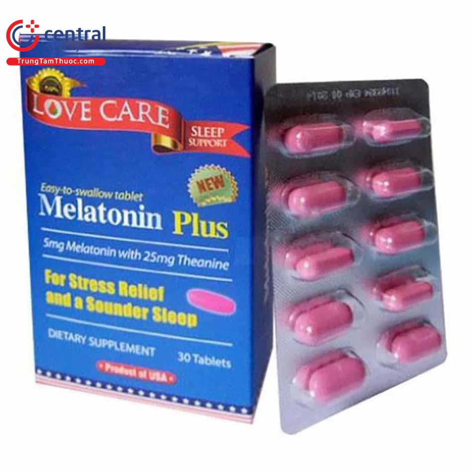 [CHÍNH HÃNG] Thuốc Melatonin Plus giảm lo âu cho tinh thần thoải mái