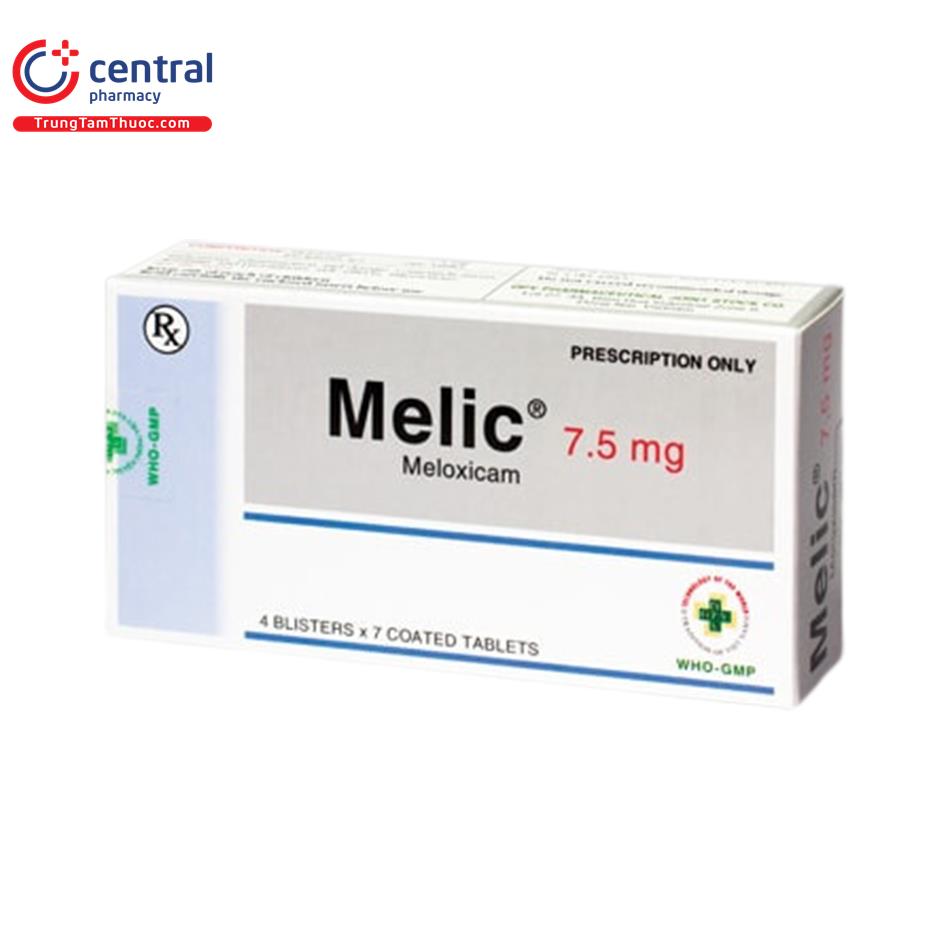 [CHÍNH HÃNG] Thuốc Melic 7.5mg điều trị viêm khớp hiệu quả