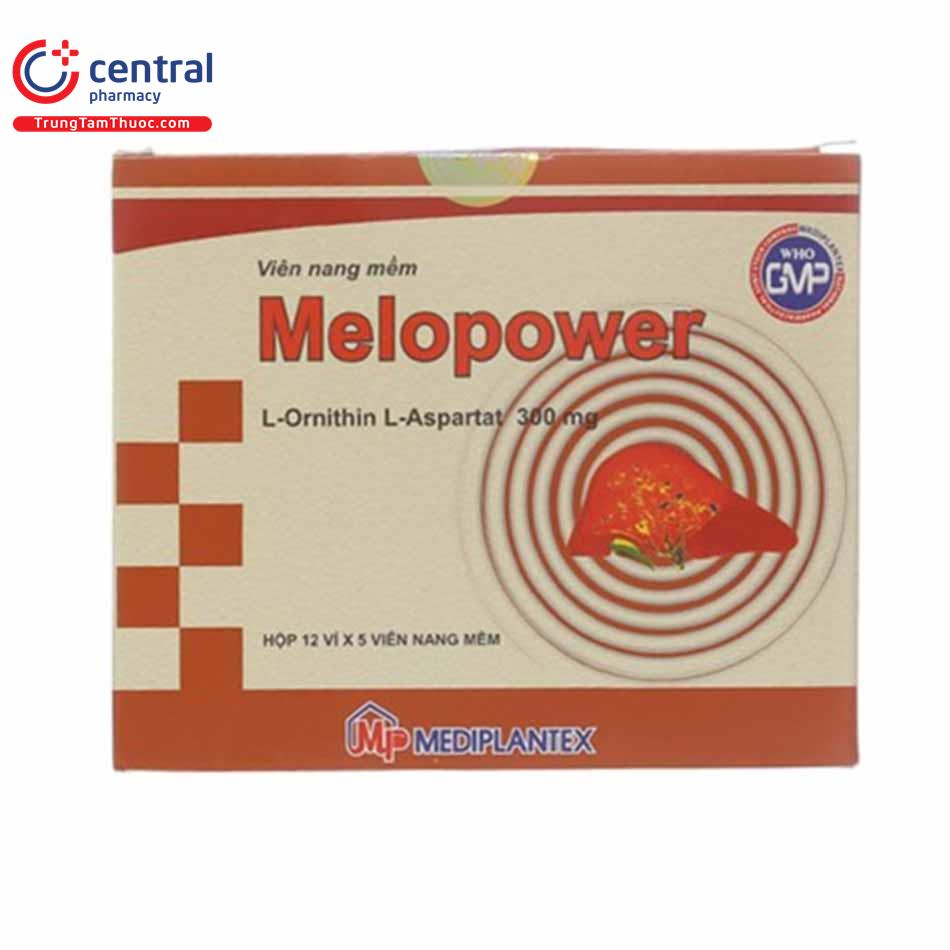 [CHÍNH HÃNG] Thuốc Melopower 300mg bảo vệ chức năng gan