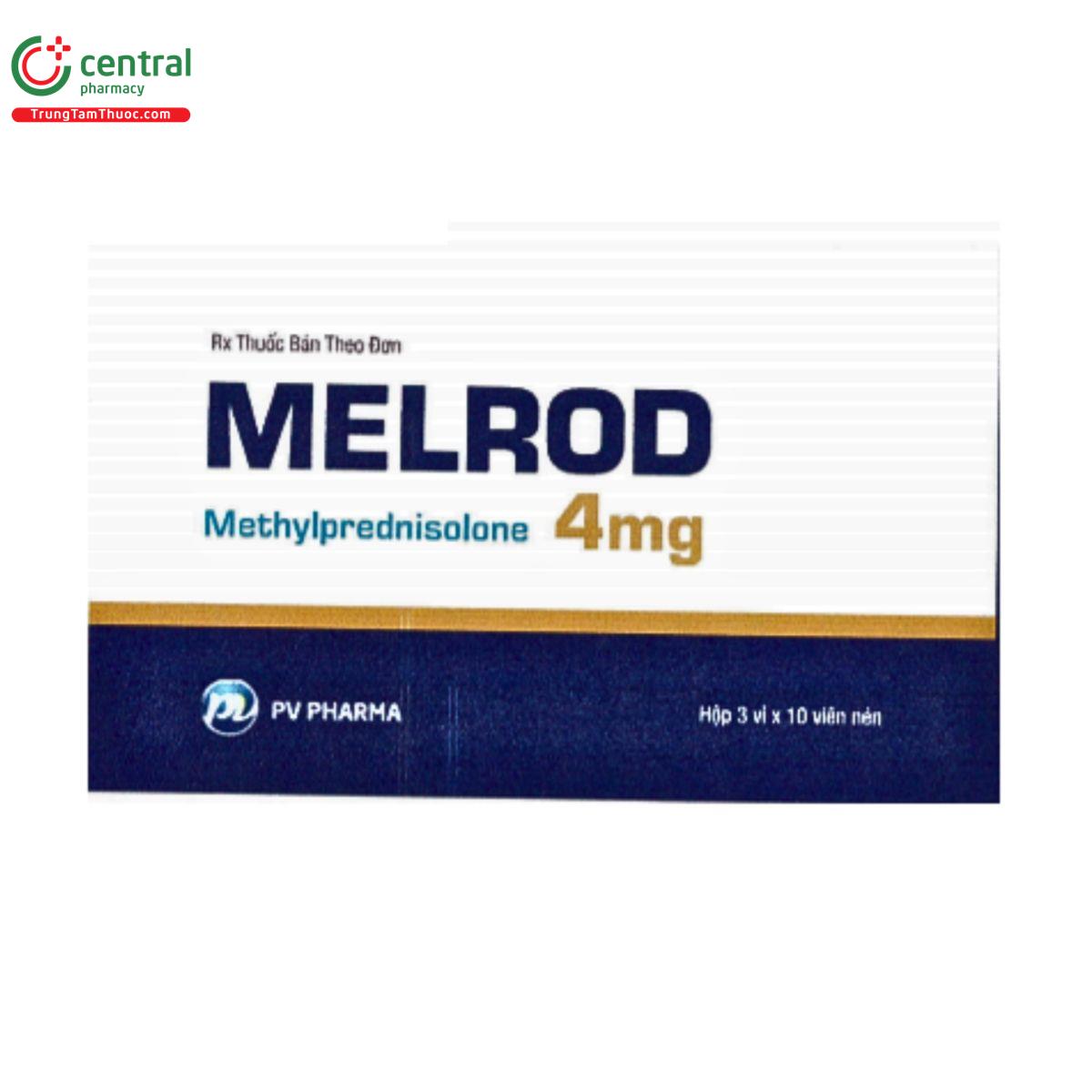 Thuốc Melrod 4mg PV Pharma - chống viêm và ức chế miễn dịch hiệu quả