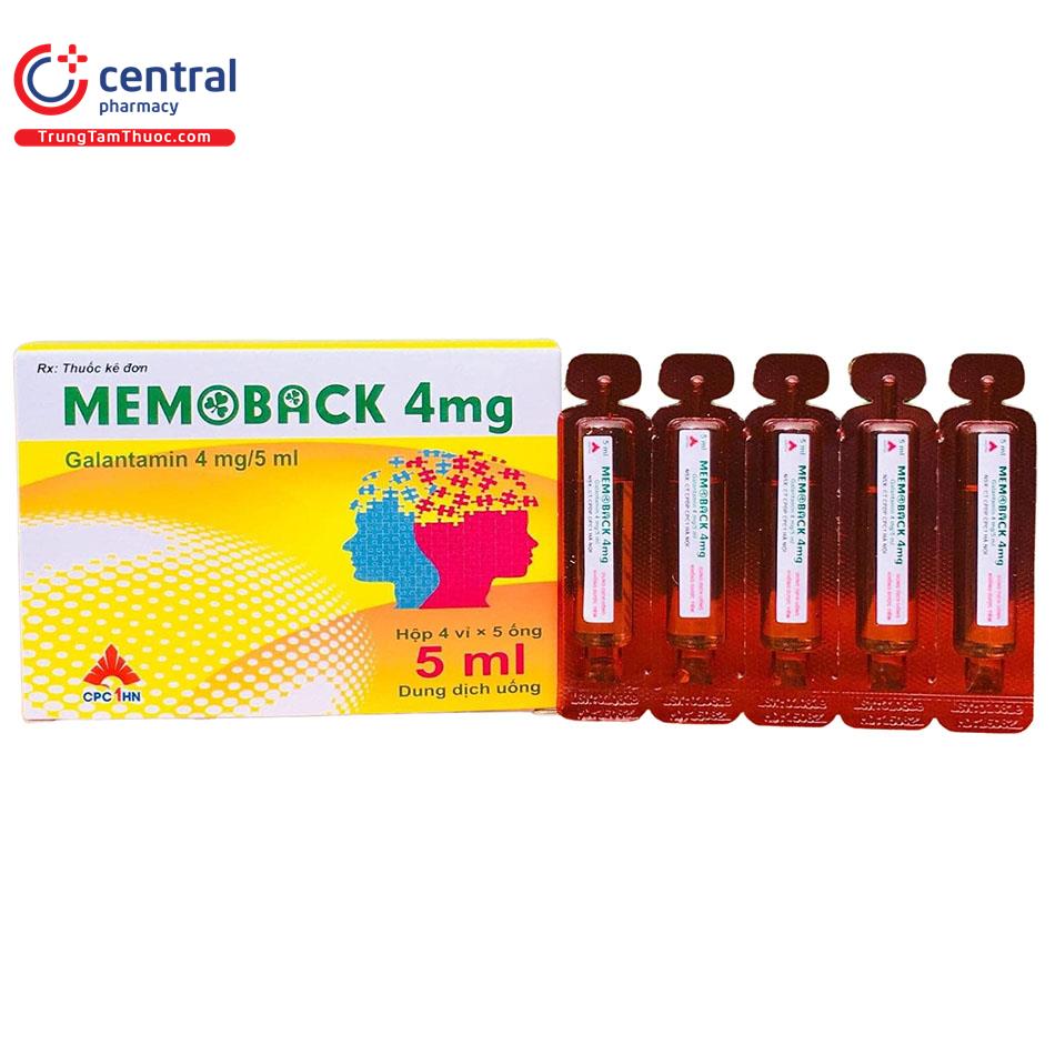 [CHÍNH HÃNG] Thuốc Memoback 4mg - Giảm sa sút trí nhớ hiệu quả