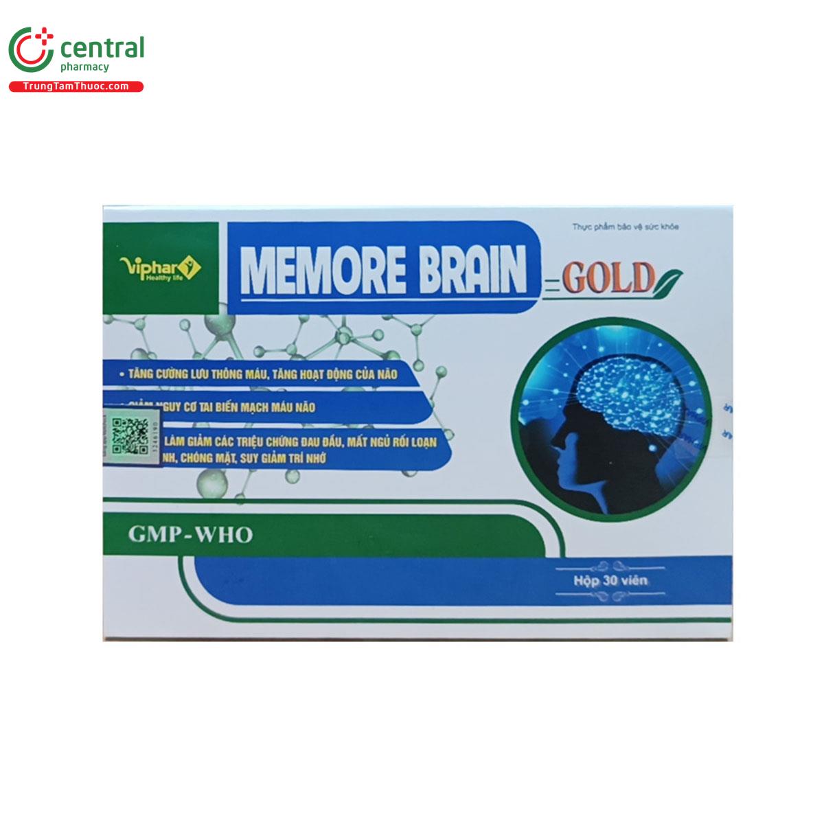 Thuốc Memore Brain Gold giúp tăng cường lưu thông máu, ngừa tai biến