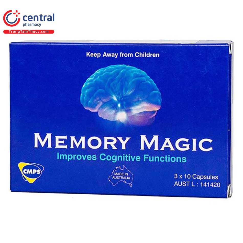 Thuốc Memory Magic - Viên uống hoạt huyết bổ não của Úc