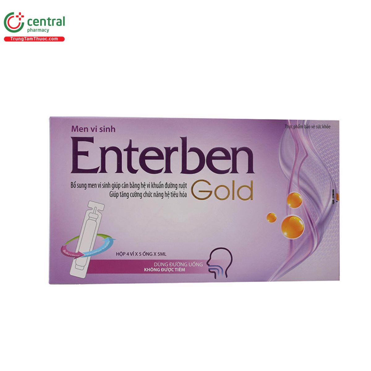 Men vi sinh Enterben Gold bổ sung lợi khuẩn, hệ tiêu hóa khỏe mạnh