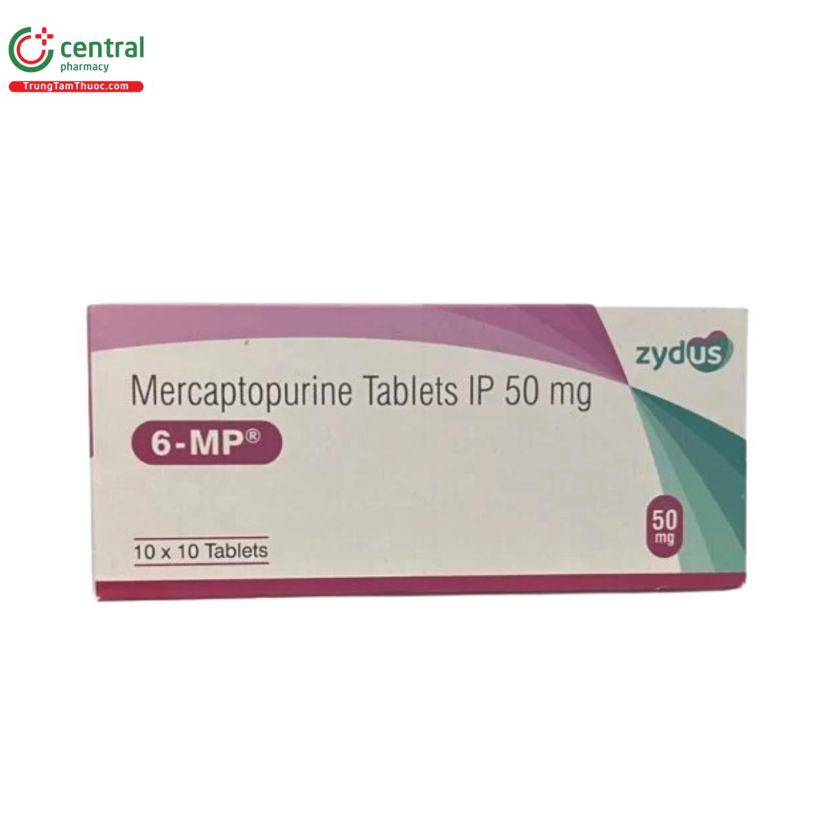 Thuốc Mercaptopurine Tablets IP 50mg Zydus điều trị bệnh bạch cầu