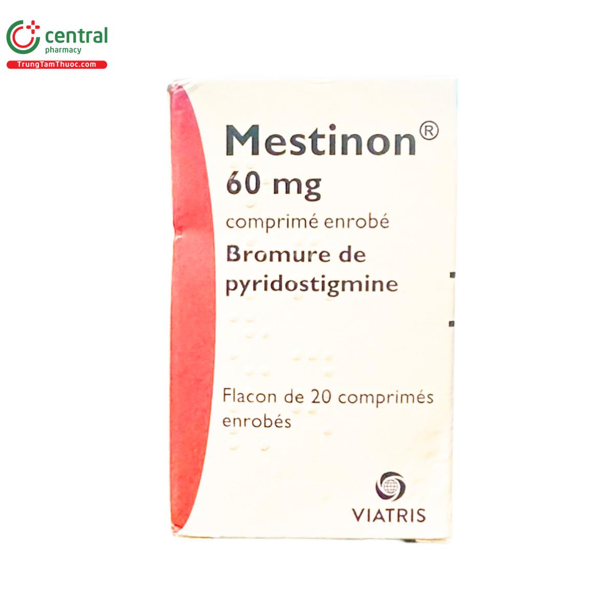 Thuốc Mestinon 60mg Viatris của Pháp - Thuốc điều trị rối loạn thần kinh cơ