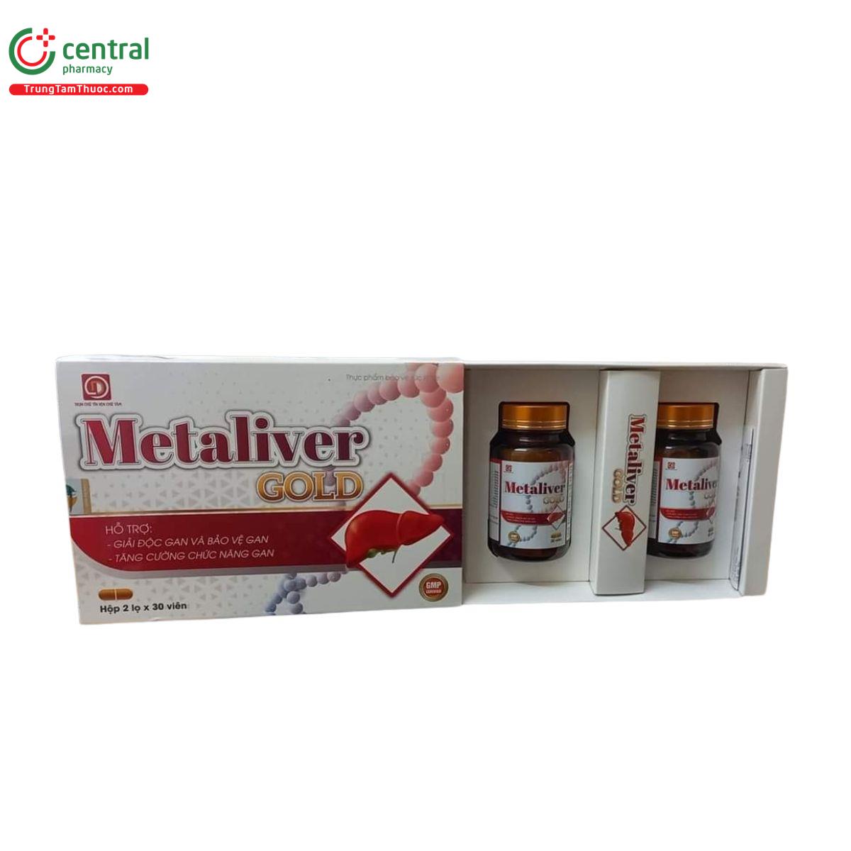 Thuốc Metaliver Gold - Giải độc, bảo vệ gan, tăng cường chức năng gan