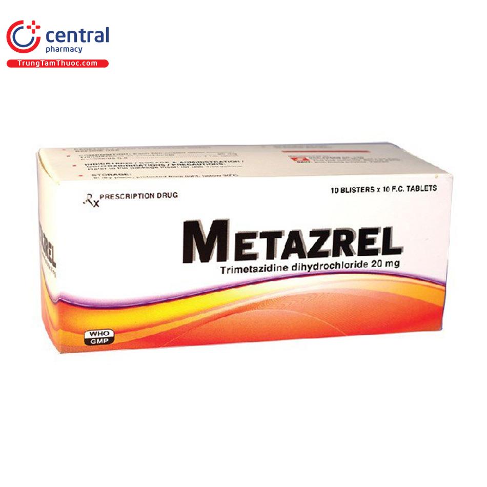 [CHÍNH HÃNG] Thuốc Metazrel hỗ trợ điều trị đau thắt ngực ổn định