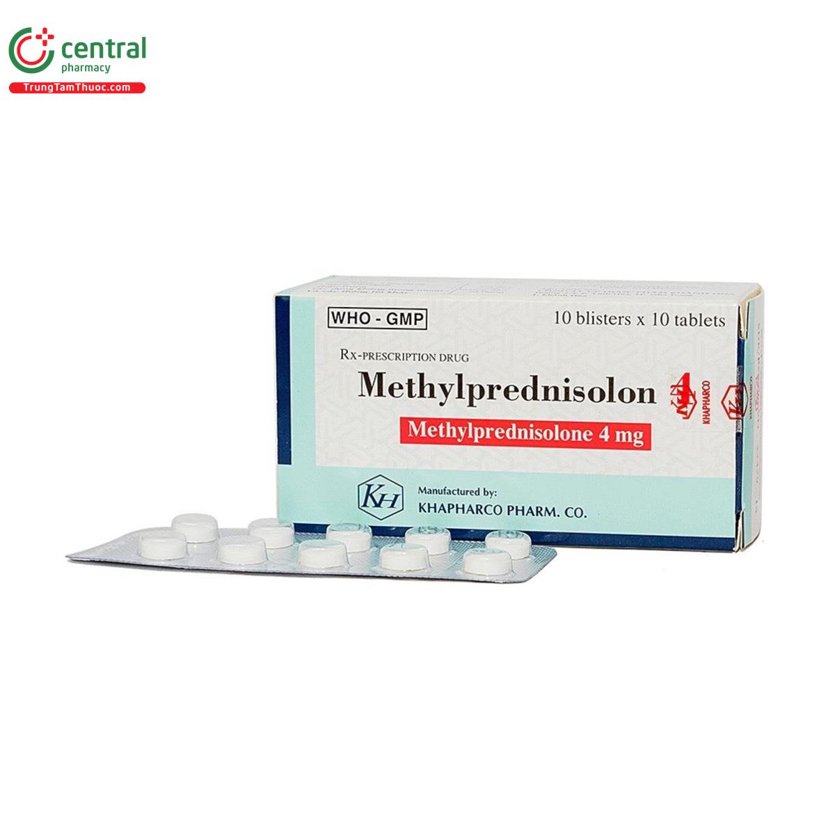 Thuốc Methylprednisolon 4mg Khapharco: Điều trị viêm khớp dạng thấp