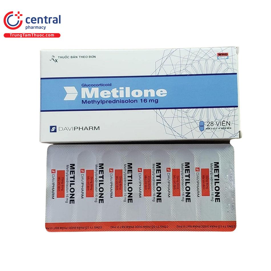 [CHÍNH HÃNG] Thuốc Metilone tác dụng chống viêm và ức chế miễn dịch