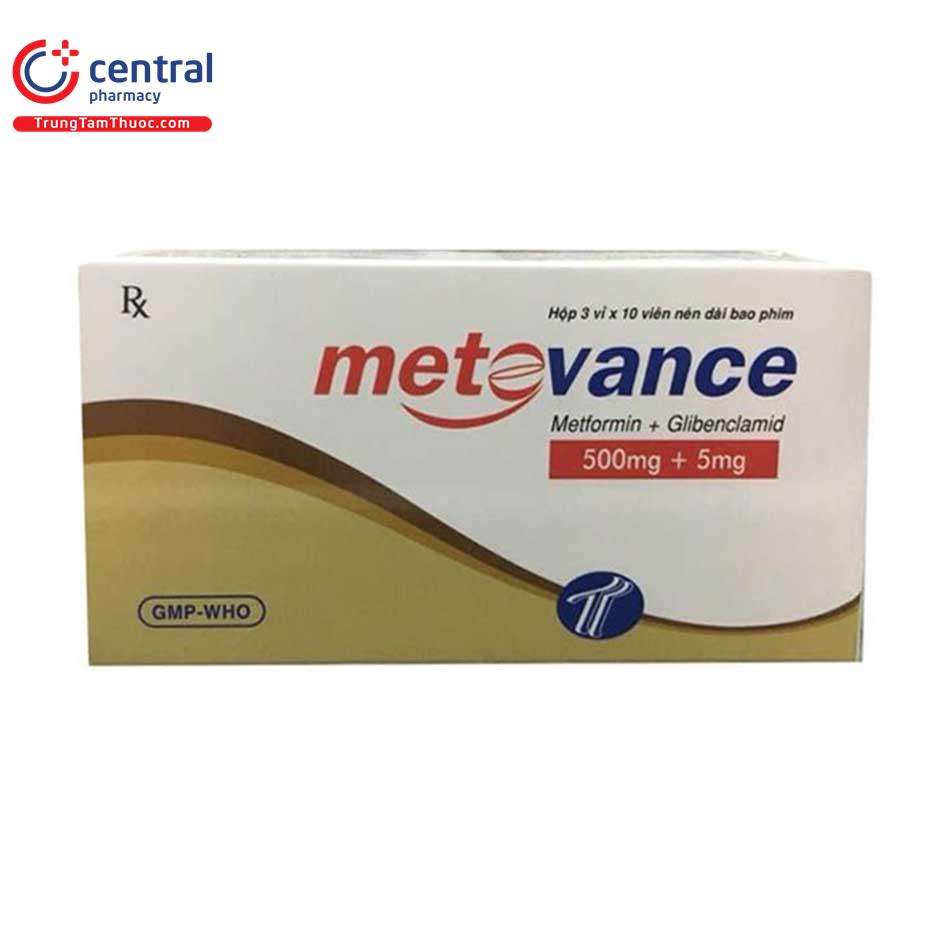 [CHÍNH HÃNG] Thuốc Metovance điều trị tiểu đường type 2: cách sử dụng