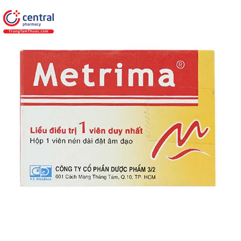 [CHÍNH HÃNG] Thuốc Metrima 500mg - Viên đặt phụ khoa trị viêm âm đạo