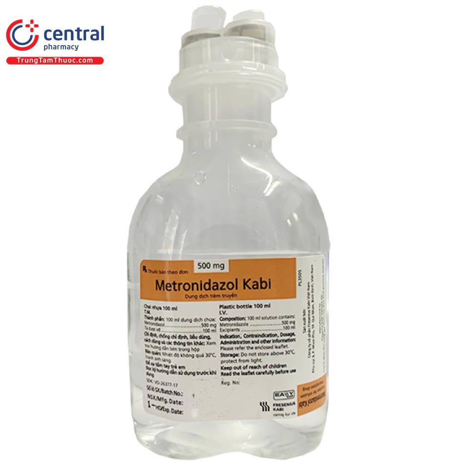 Thuốc Metronidazol Kabi 500mg/100ml: cách dùng, liều dùng, giá bán