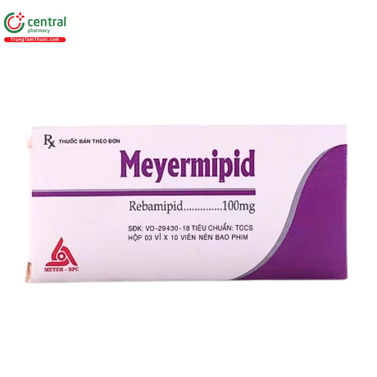 Thuốc Meyermipid 100mg - Điều trị loét và tổn thương niêm mạc dạ dày