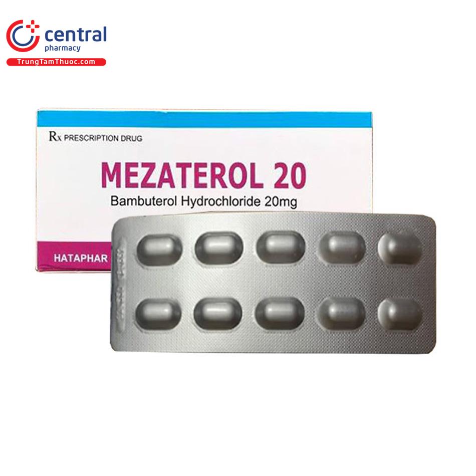 [CHÍNH HÃNG] Thuốc Mezaterol 20mg - tiêu đờm hiệu quả