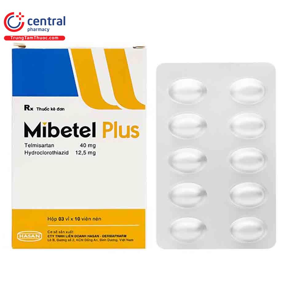 Thuốc Mibetel plus - Thuốc điều trị tăng huyết áp vô căn