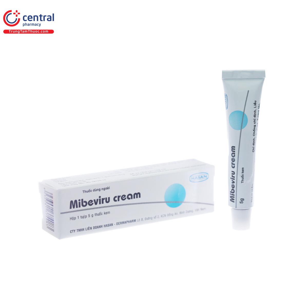 Thuốc Mibeviru Cream 5g - Kem bôi điều trị nhiễm virus Herpes Simplex ...