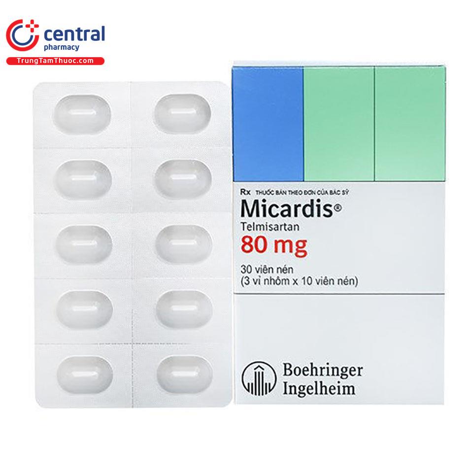 Thuốc Micardis 80mg - thuốc giúp điều trị cao huyết áp hiệu quả