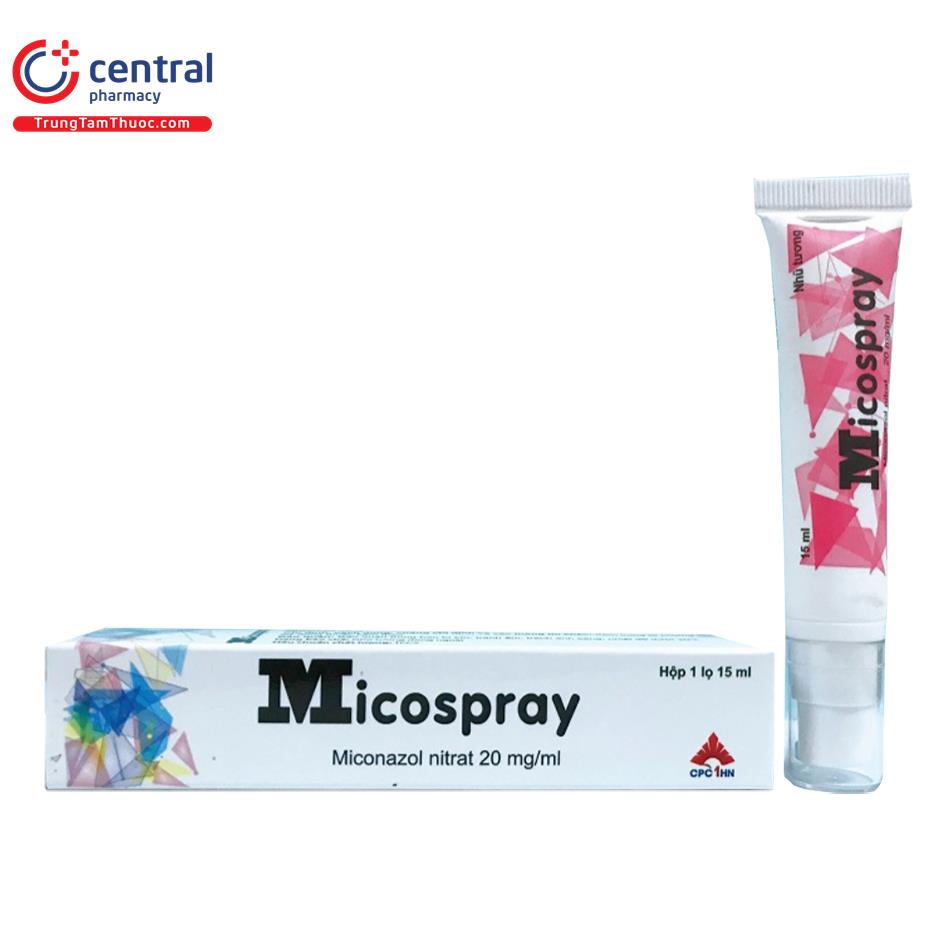 [CHÍNH HÃNG] Thuốc Micospray 15ml - Điều trị nấm ngoài da