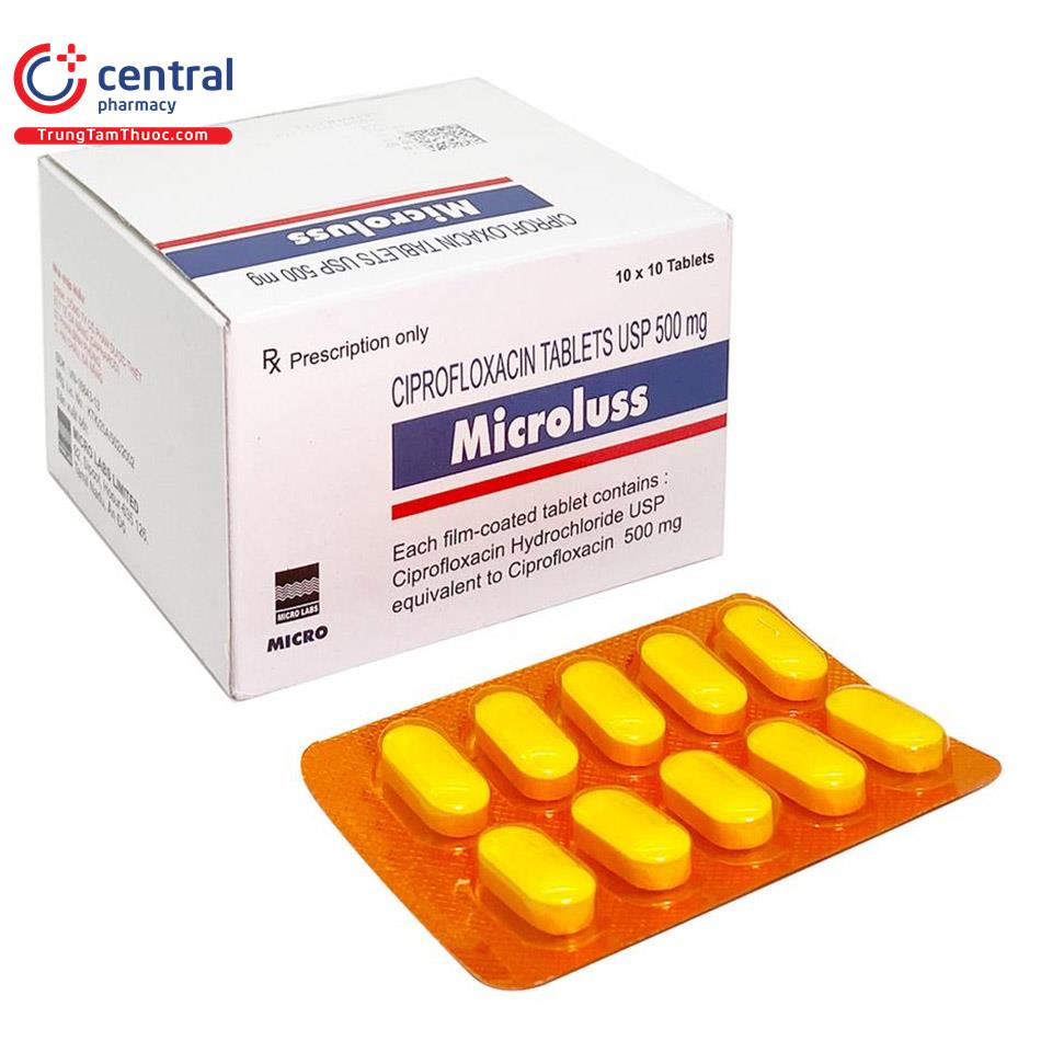 [CHÍNH HÃNG] Thuốc Microluss 500mg điều trị nhiễm khuẩn