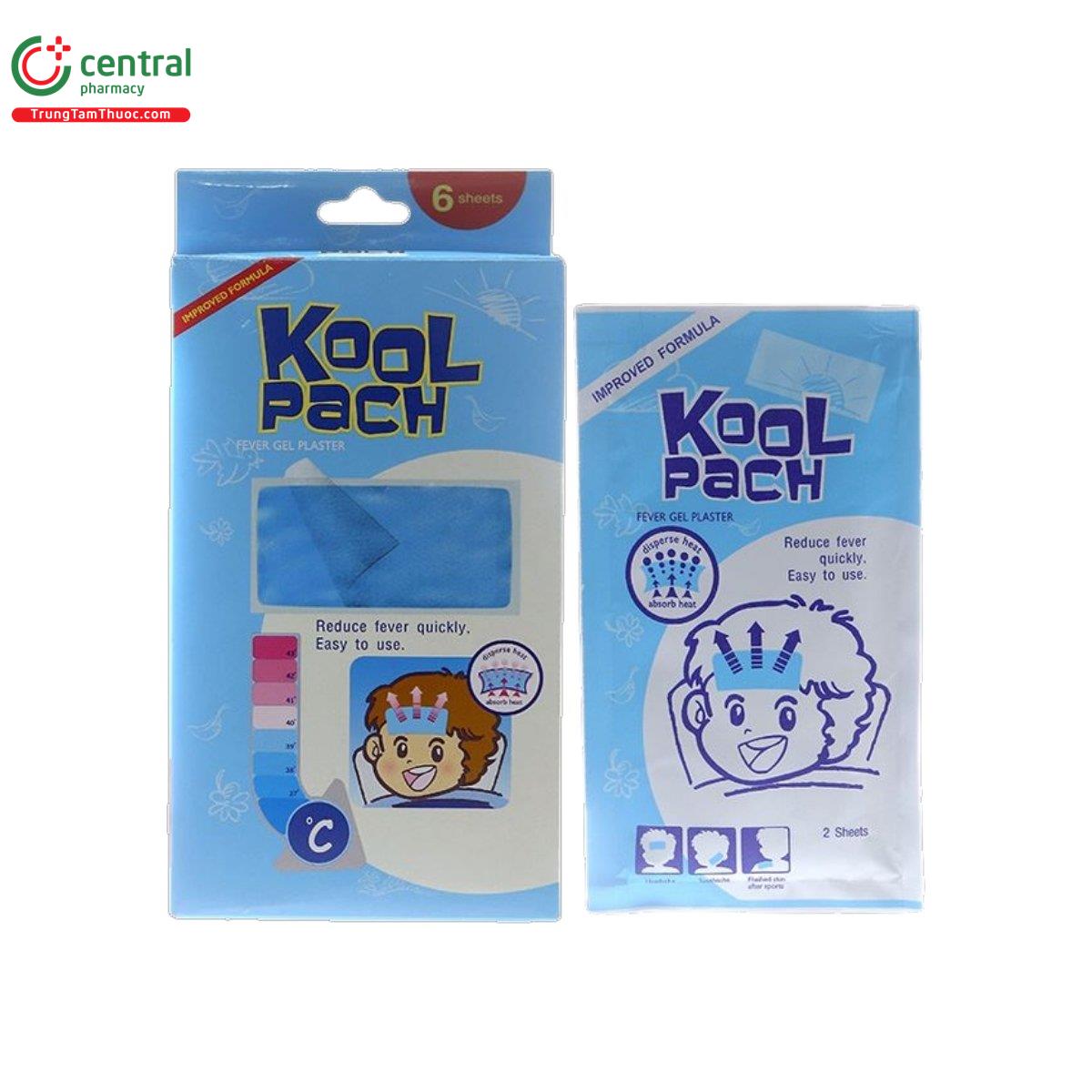 Miếng dán hạ sốt Kool Pach có tốt không, giá bao nhiêu, mua ở đâu, cách dùng