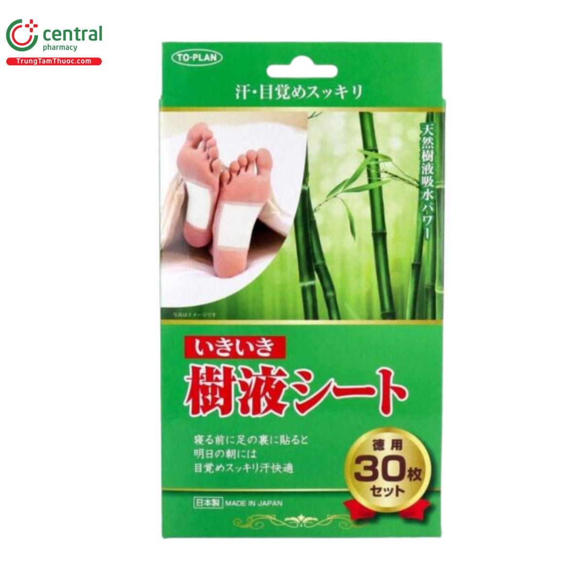 Miếng dán thải độc chân To-Plan Kenko Nhật Bản có tác dụng gì? Cách dùng?