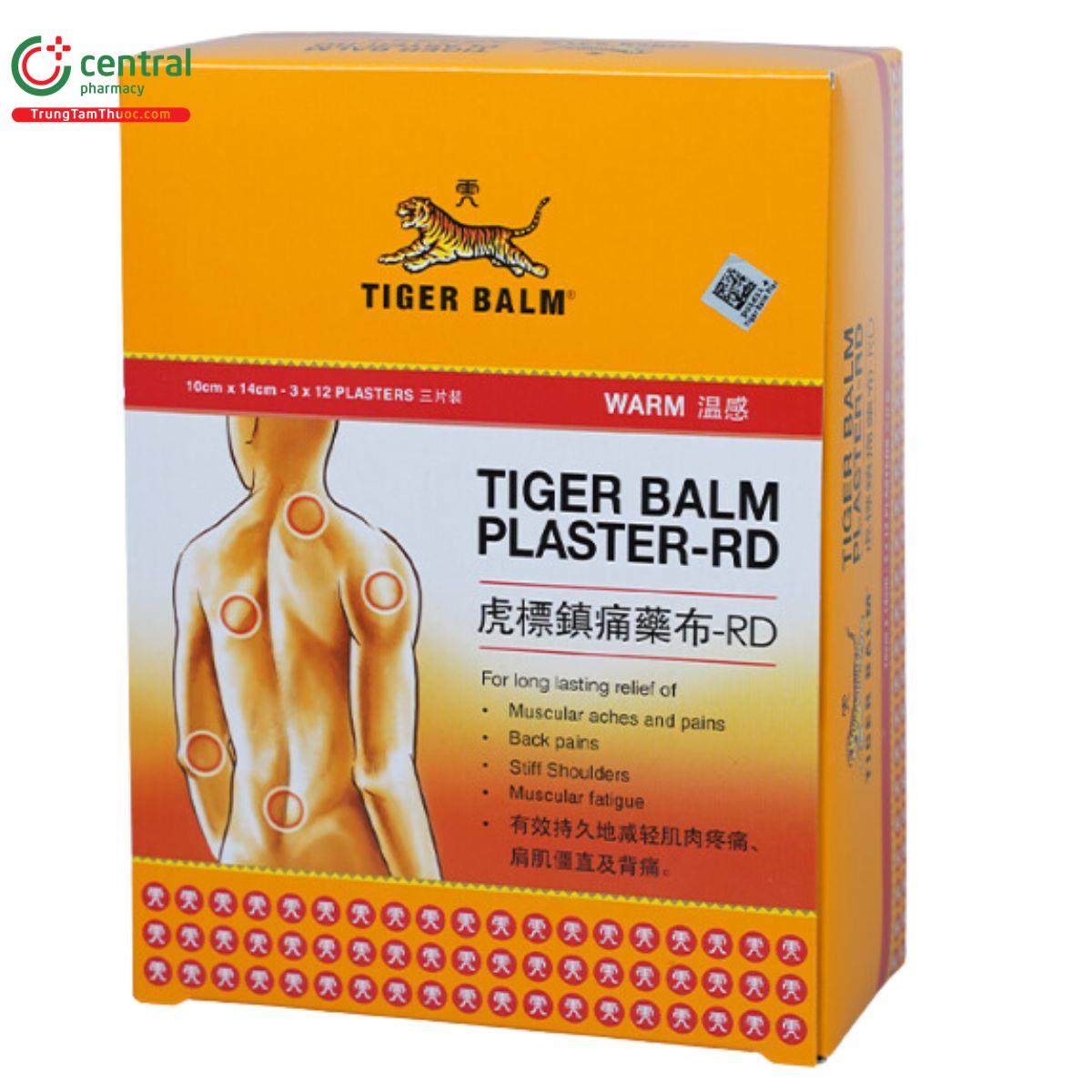 Miếng dán Tiger Balm Plaster-RD Giúp giảm mỏi cơ, đau và nhức cơ