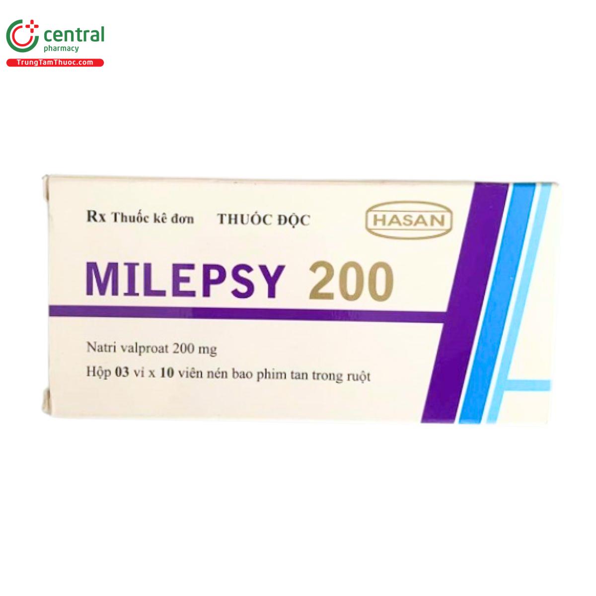 Thuốc Milepsy 200 điều trị động kinh cục bộ, động kinh vắng ý thức
