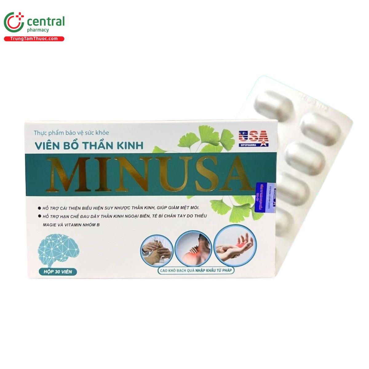 Thuốc Minusa hỗ trợ giảm suy nhược thần kinh, mệt mỏi, tê bì chân tay