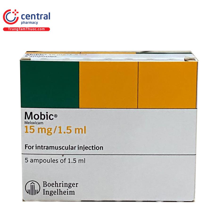 Thuốc Mobic 15mg/1.5ml điều trị viêm khớp dạng thấp, viêm xương khớp