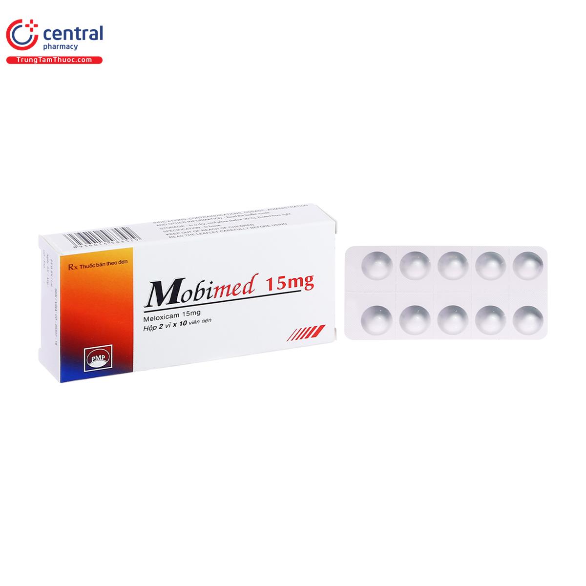Thuốc Mobimed 15mg giảm viêm cột sống dính khớp, viêm khớp dạng thấp