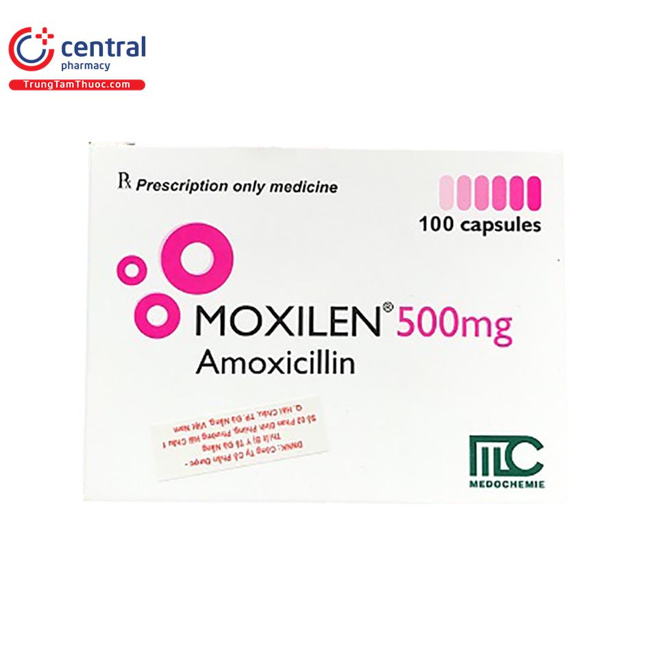 Thuốc kháng sinh Moxilen 500mg: chỉ định, liều dùng