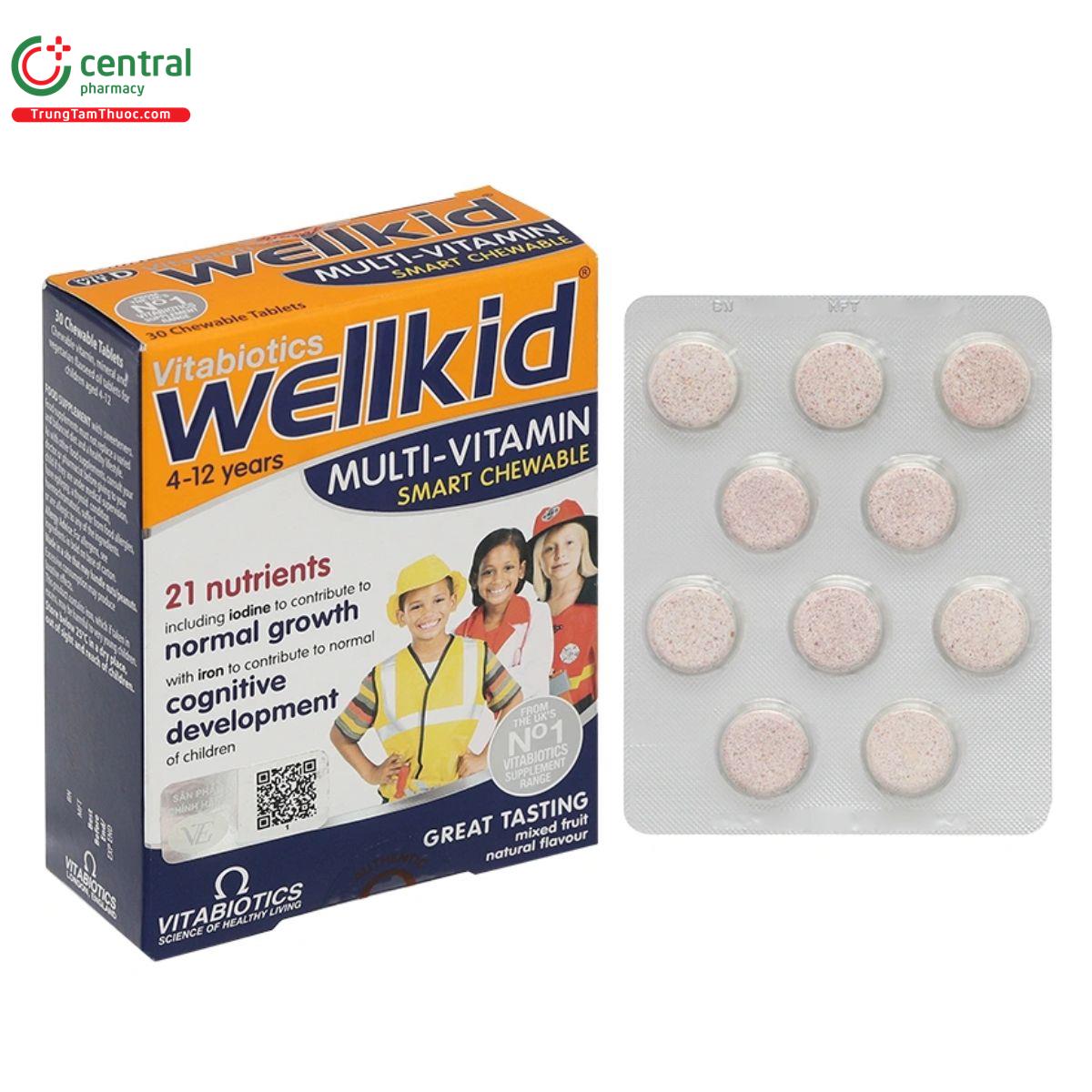 Thuốc Multi-Vitamin Smart Chewable giúp bổ sung vitamin, khoáng chất