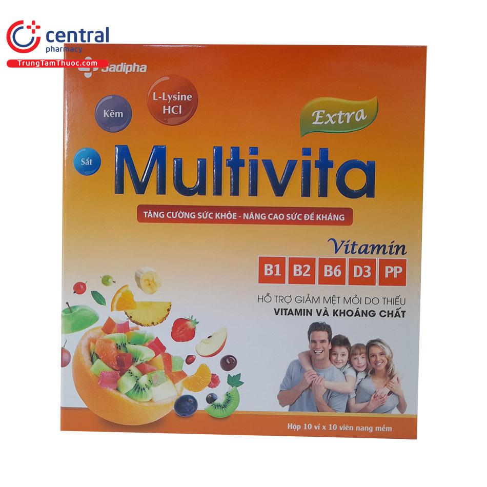 [CHÍNH HÃNG] Thuốc Multivita Extra cung cấp vitamin và khoáng chất