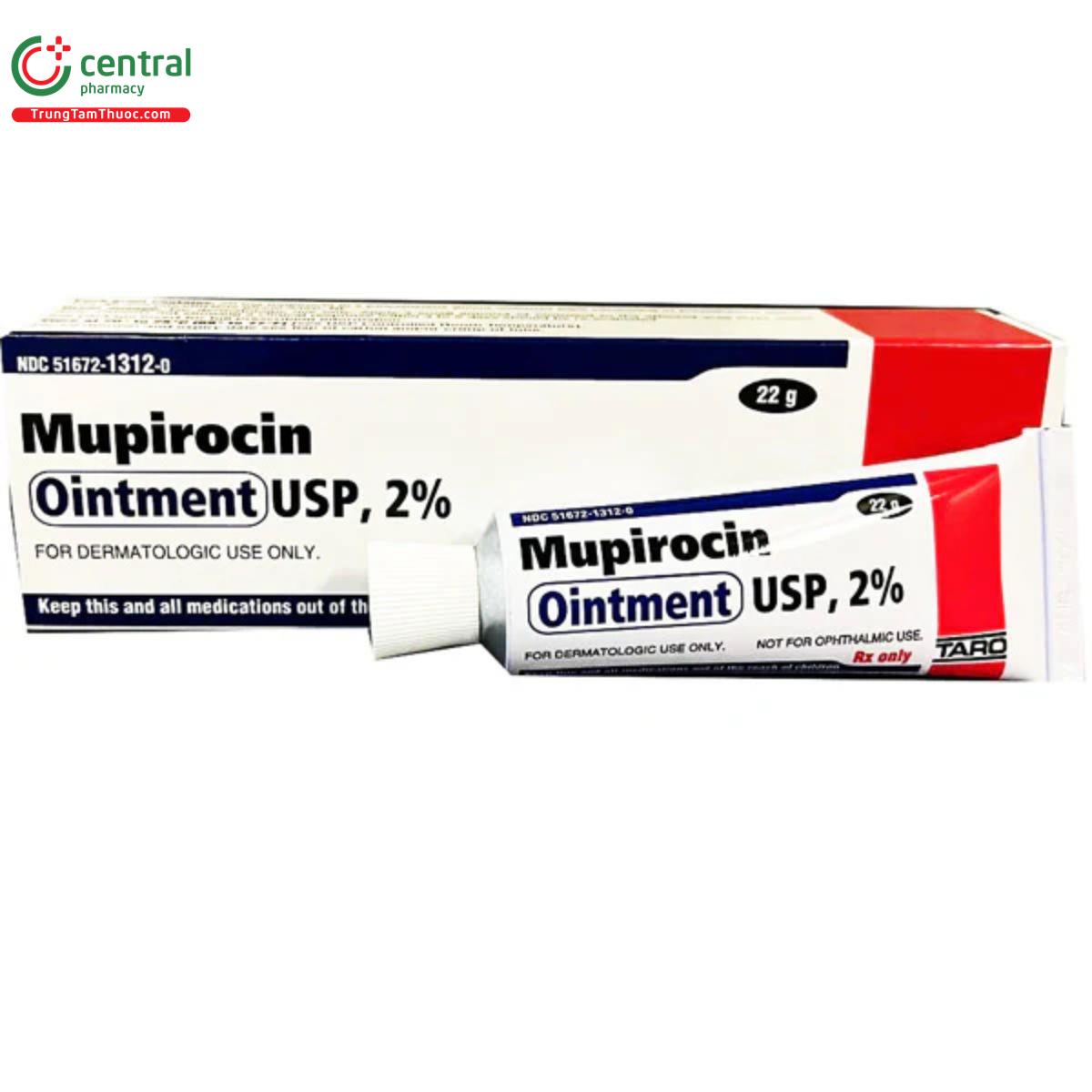 Thuốc mỡ Mupirocin Ointment USP 2% Taro - Kháng sinh sử dụng ngoài da