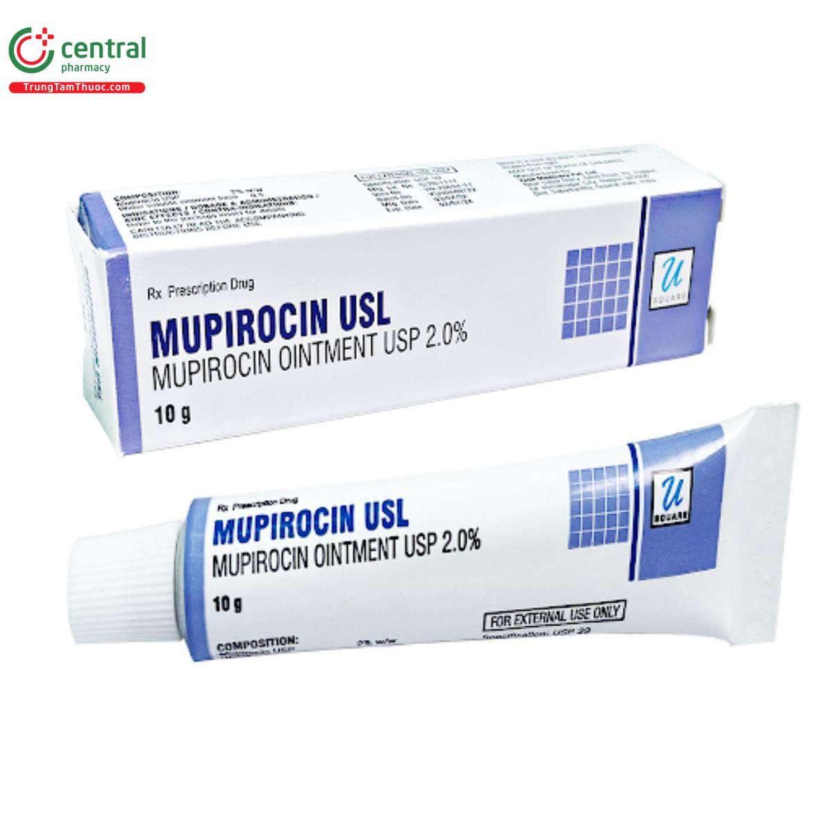 Thuốc mỡ Mupirocin USL 2% điều trị nhiễm khuẩn tại chỗ