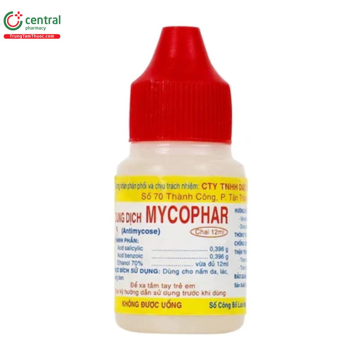 Thuốc Mycophar điều trị tình trạng nấm da, lang ben hay lác