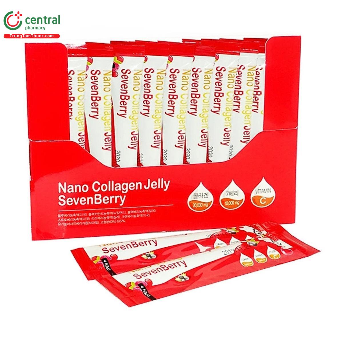 Nano Collagen Jelly Sevenberry - Bổ sung collagen và vitamin C cho da